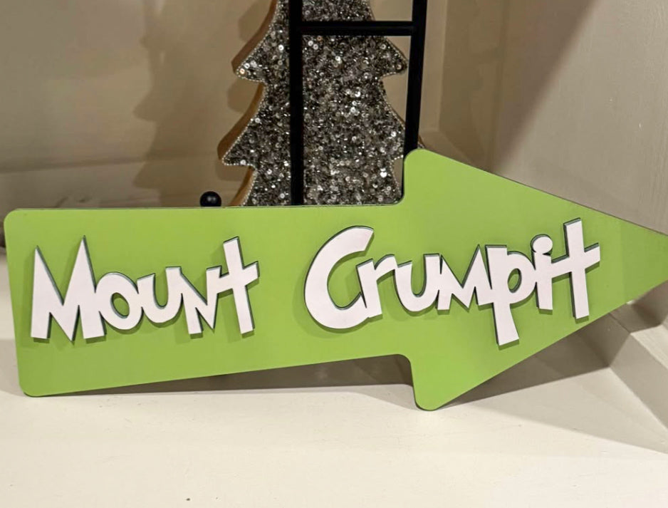 Grinch Arrow Signs For Shelves Or For A Direction Sign – Geo And Dan