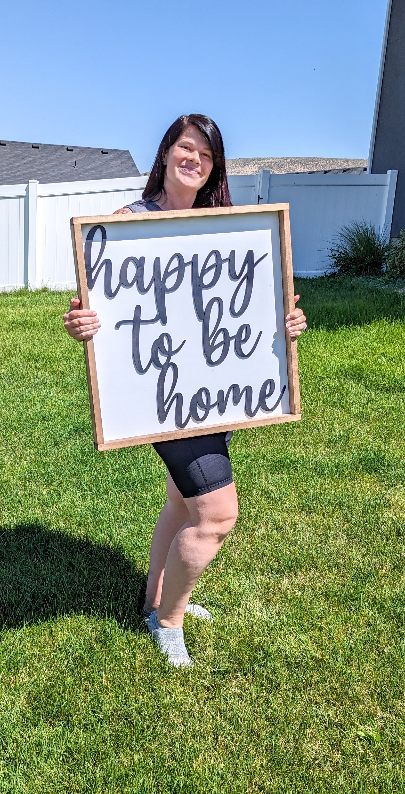 Happy To Be Home Wood Sign – Geo And Dan