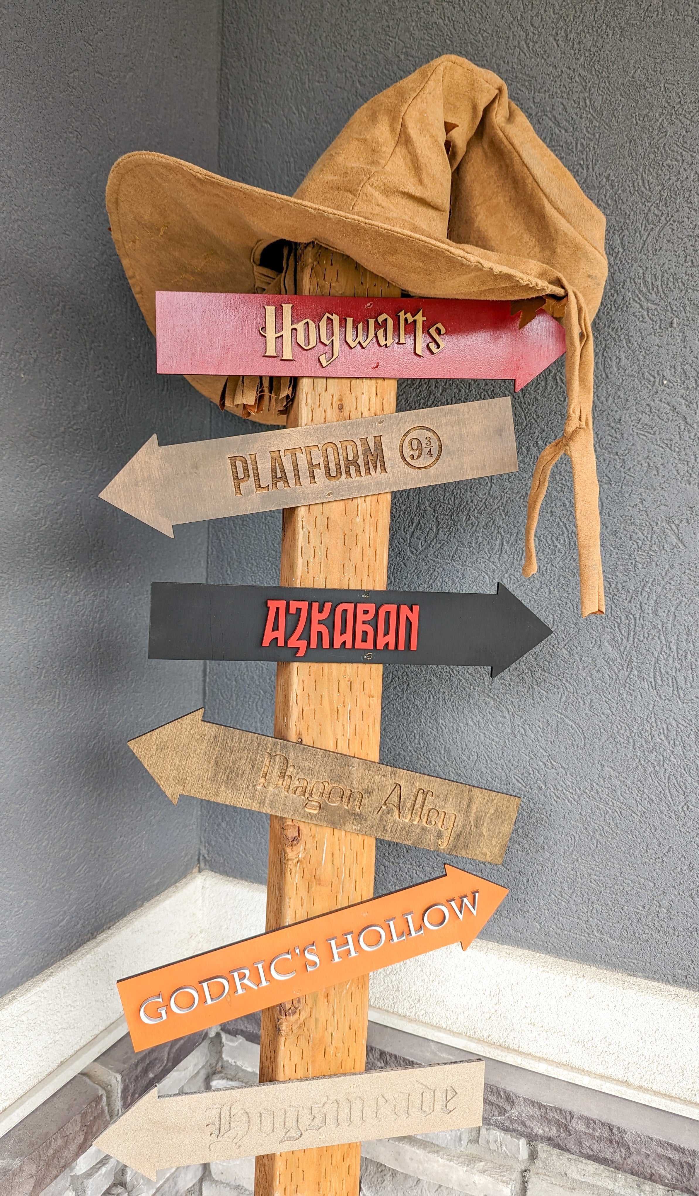 Wizard Direction Sign Or Craft Kit – Geo And Dan