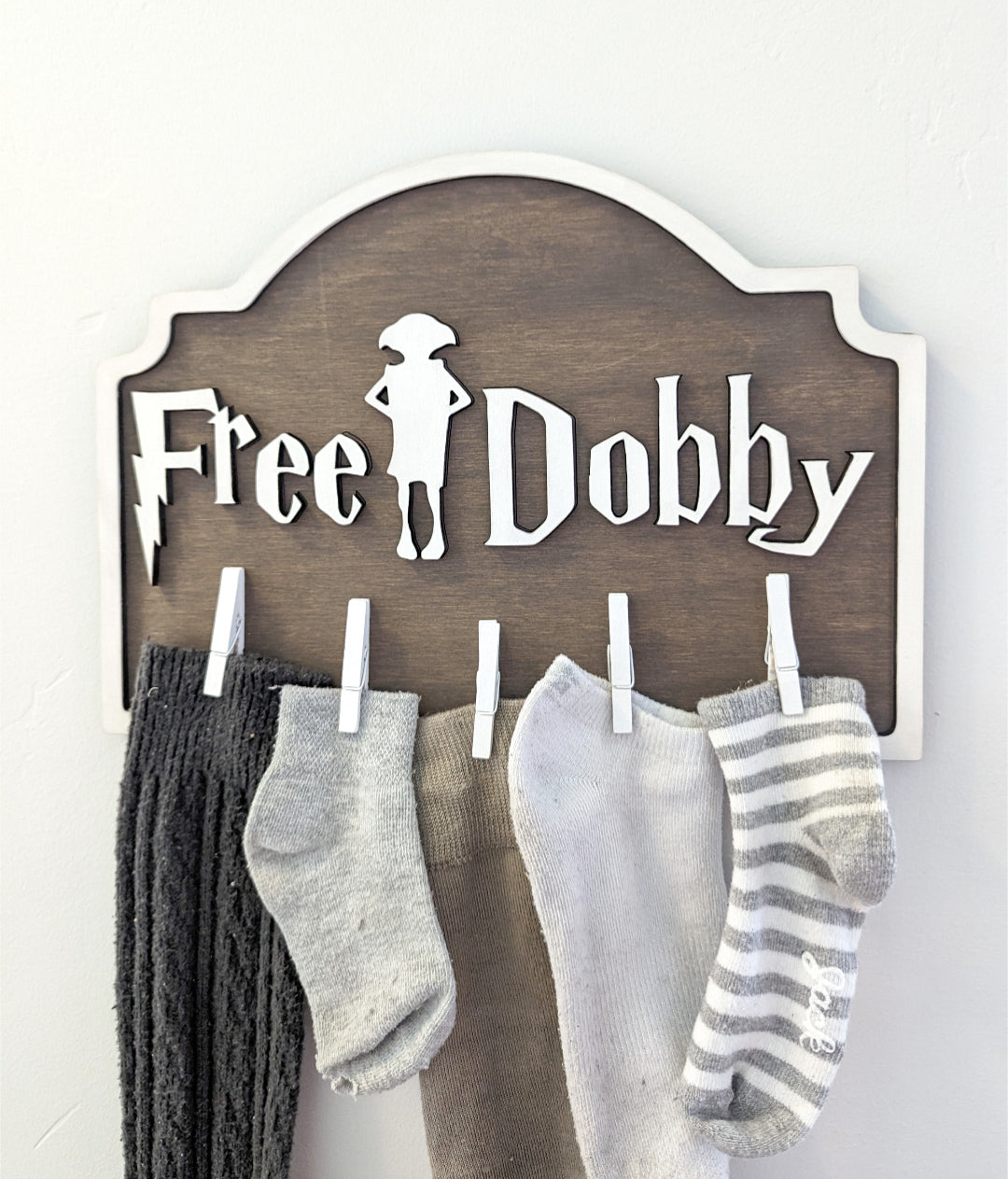 Free Dobby Sign Or Unfinished Kit – Geo And Dan